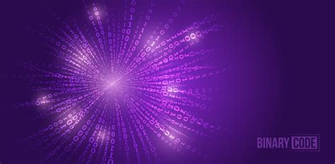 Binary Code Artificial Intelligence Program Code Computer Background Of