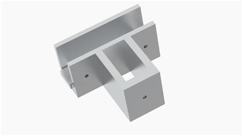 Soporte Vidrio Fijo 40×20 De 80 Mm Para U De 20 Mm Turiasso