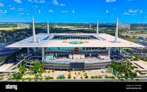 Hard Rock Stadium Miami Aerial View Home Of The Miami Dolphins