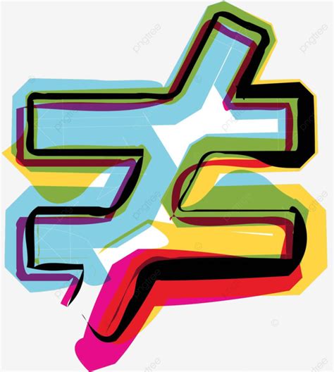 Abstract Colorful Symbol Calligraphy Write Alphabet Vector Calligraphy Write Alphabet Png And