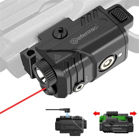 Defentac 450lm Slidable Pistol Light And Red Green Blue