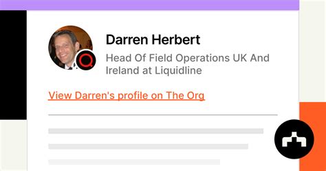 Darren Herbert Head Of Field Operations Uk And Ireland At Liquidline The Org