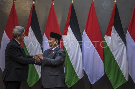 Menhan Jalin Kerja Sama Pendidikan Dengan Palestina Antara Foto