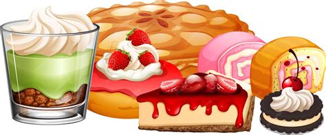Clipart Of Desserts