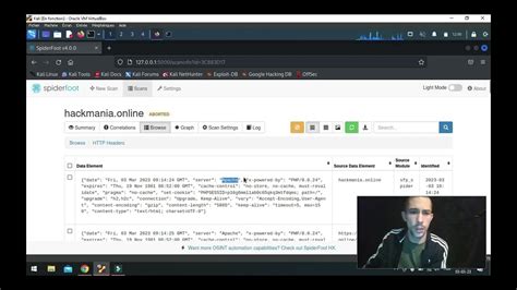 Hackmania Utilisation De Spiderfoot Youtube