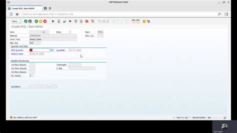 Sap Mm Create Rfq Using Multiple Purchase Requisitions Youtube