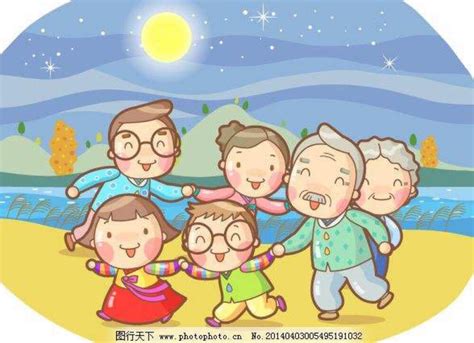 一家亲 插画 卡通 家庭 儿童 高清图片，堆糖，美图壁纸兴趣社区