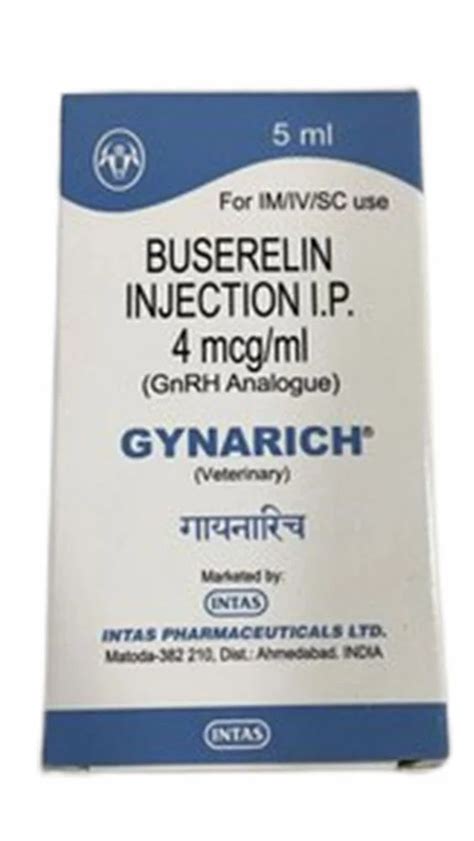 Buserelin Injection At Best Price In Nagpur By Bioquest Exports Id