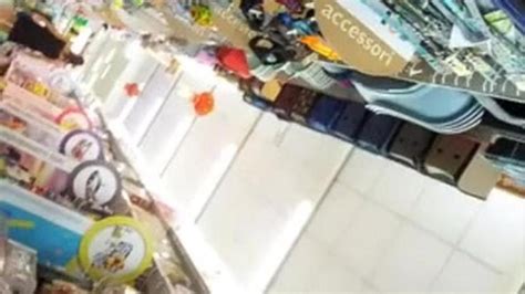 Flash See Bulge Store Two Woman