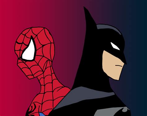 Spider Man And Batman By Edcom02 On Deviantart