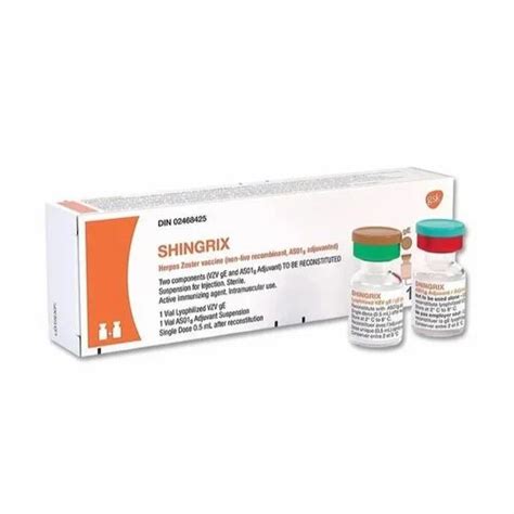 Shingrix Vaccine Packaging Size 1 Dose X 05 Ml At ₹ 1100000vial In