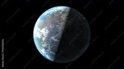 The Map Of Cambodia Revealed On The Surface Of The Earth At Night Stock