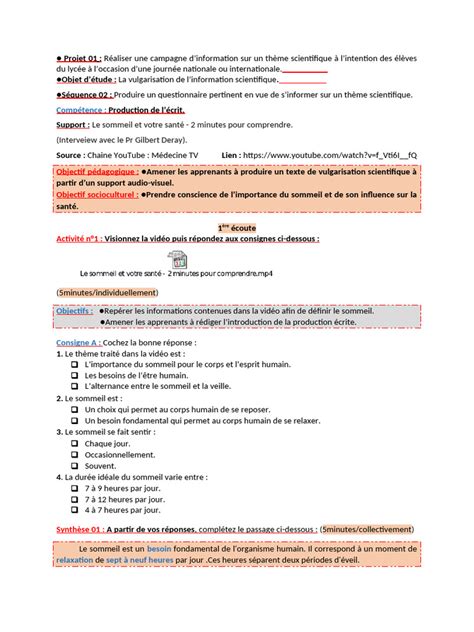Fiche Capes Pde Lérit À Partir Dun Support Audio Visuel Pdf