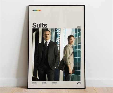 Suits Poster Tv Show Poster 12 × 18 Sold By Brett Cooper Sku