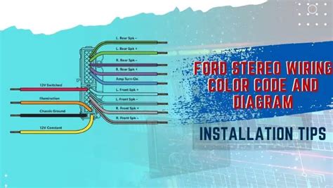 Ford Stereo Wiring Color Code And Diagram Installation Tips