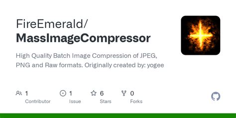 Github Fireemeraldmassimagecompressor High Quality Batch Image Compression Of Jpeg Png And