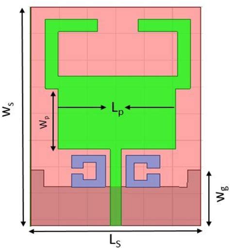 Figure 1 From Design Of Microstrip Patch Antenna Using Parasitic Ring Resonators For Multi Band