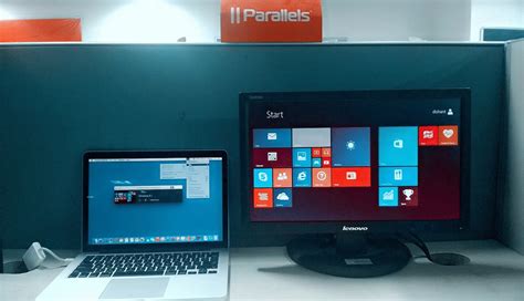 using external displays in parallels desktop