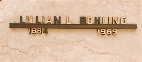 Lillian Louisa Fortney Bohling 1884 1969 Mémorial Find A Grave