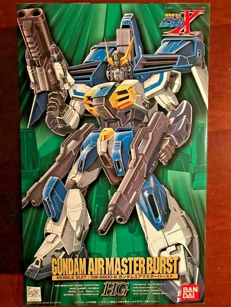 Gundam X Series Hg 08 Gundam Air Master Burst 1 100 Bandai 1996 Last