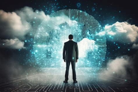 An Illustration Showing The Concept Of Cloud Based Biometric