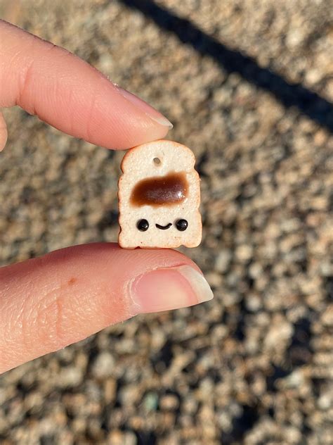 Kawaii Bread Charms Polymer Clay Bread Charms Etsy