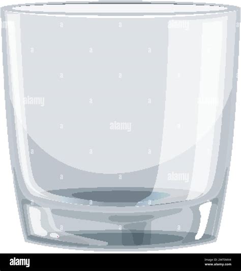 Vector Illustration Of A Clear Empty Glass Stock Vector Image And Art Alamy