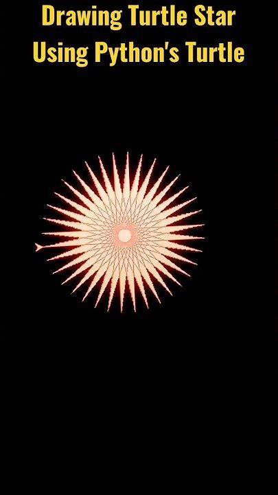 Drawing Star Using Pythons Turtle Youtube