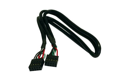 Internal Dual Usb 20 Cable10 Pin 40cm Ex K42000