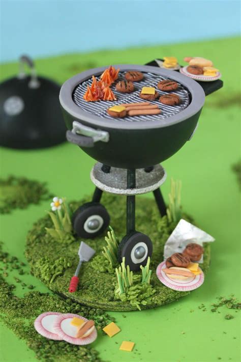 3 D Grill Cookie Bbq Cake Grilling Pretty Cookies