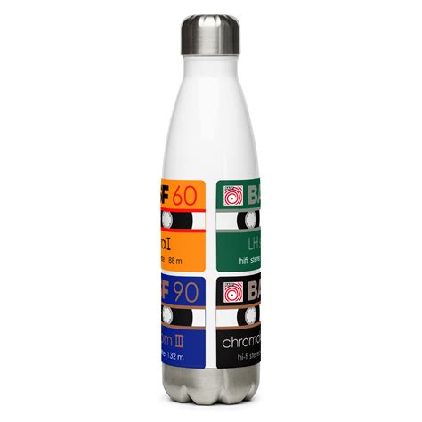 Basf Cassette Stainless Steel Water Bottle Hi Fi Hall Of Fame