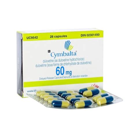 Thuốc Cymbalta 60mg Điều Trị Trầm Cảm Và Rối Loạn Lo âu 28 Viên