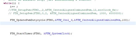 Pwm Output Frequency And Duty Nxp Community