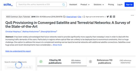 Qos Provisioning In Converged Satellite And Terrestrial Networks A