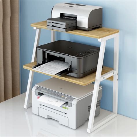 Printer Rack Office Desk Host Storage Rack Desktop Multilayer Copier Storage Rack Printer Stand