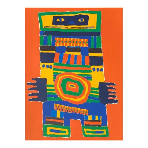 1973 Jacques Soisson Totem Screenprint Chairish