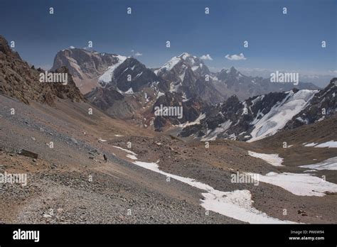 The Stunning Fann Mountains Seen From The Chimtarga Pass Tajikistan