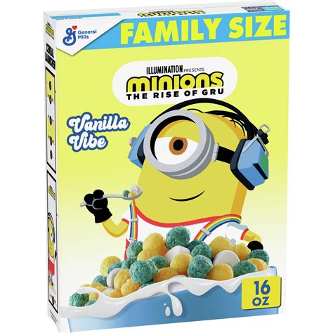 Minions Breakfast Cereal Vanilla Vibe 16 Oz