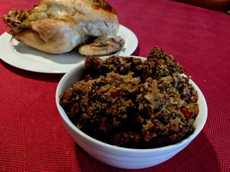 Roast Chicken With Forcemeat Stuffing The Grantham Gardener