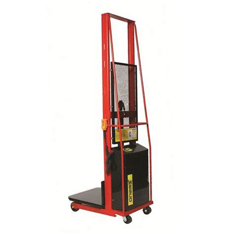 Fixed Base Powered Stacker 1000 Lb Capacity Source 4 Industries