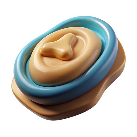 Vibrant Creative Future Food Paste Smooth Consistency Isolated Element