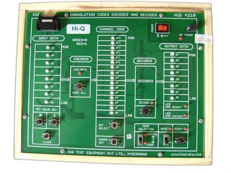 Convolution Code Encoder And Decoder Kit Hiq 4218 At Rs 8400 Piece