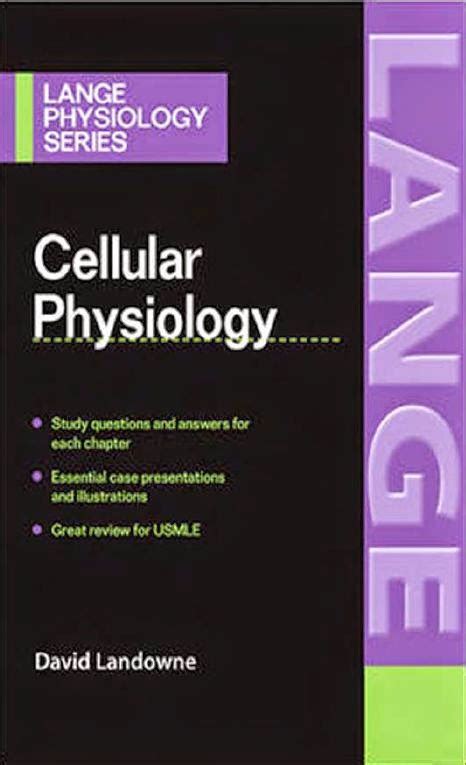 Cellular Physiology LANGE Physiology Series Booksmedicos