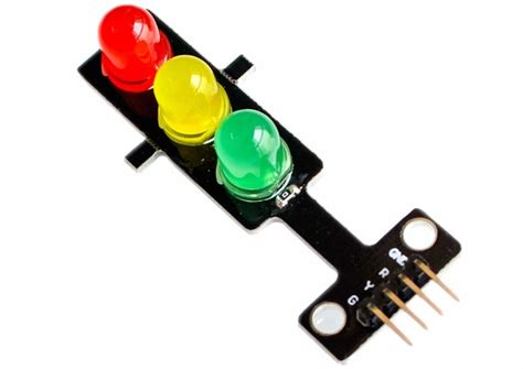 Módulo De Leds De 5 Voltios Para Arduino Rojo Amarillo Verde Mini