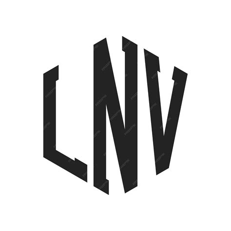 Premium Vector Lnv Logo Design Initial Letter Lnv Monogram Logo Using