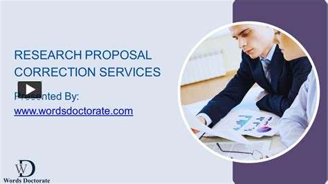 Ppt Research Proposal Correction Services In Dublin Ireland