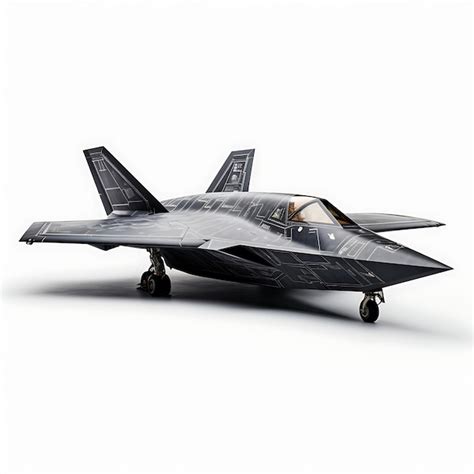 Premium Photo Model F 117x Naval Fighter Attack 1996 Stealth Naval Fighter On Wh Illustration