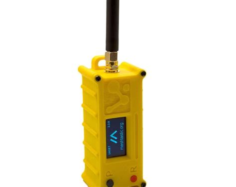 Complete Heltec V3 Device Running Meshtastic In Compact Case With 1000