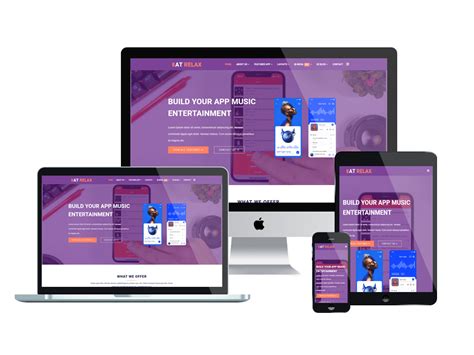 At Relax Professional Joomla App Template Age Themes