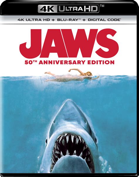 Jaws 50th Anniversary Edition 4k Ultra Hd Blu Ray™ And Digital Release